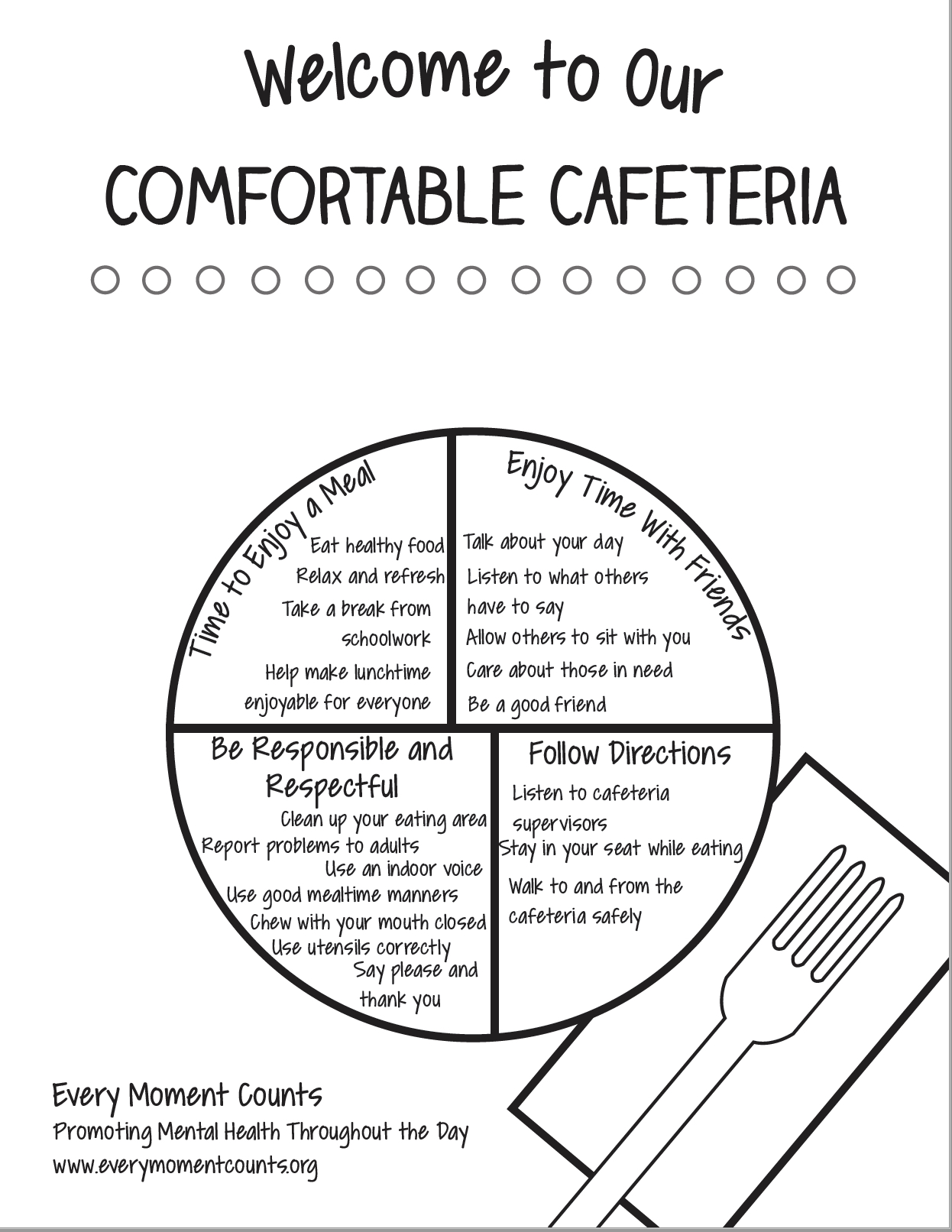 Comfortable Cafeteria - Every Moment Counts