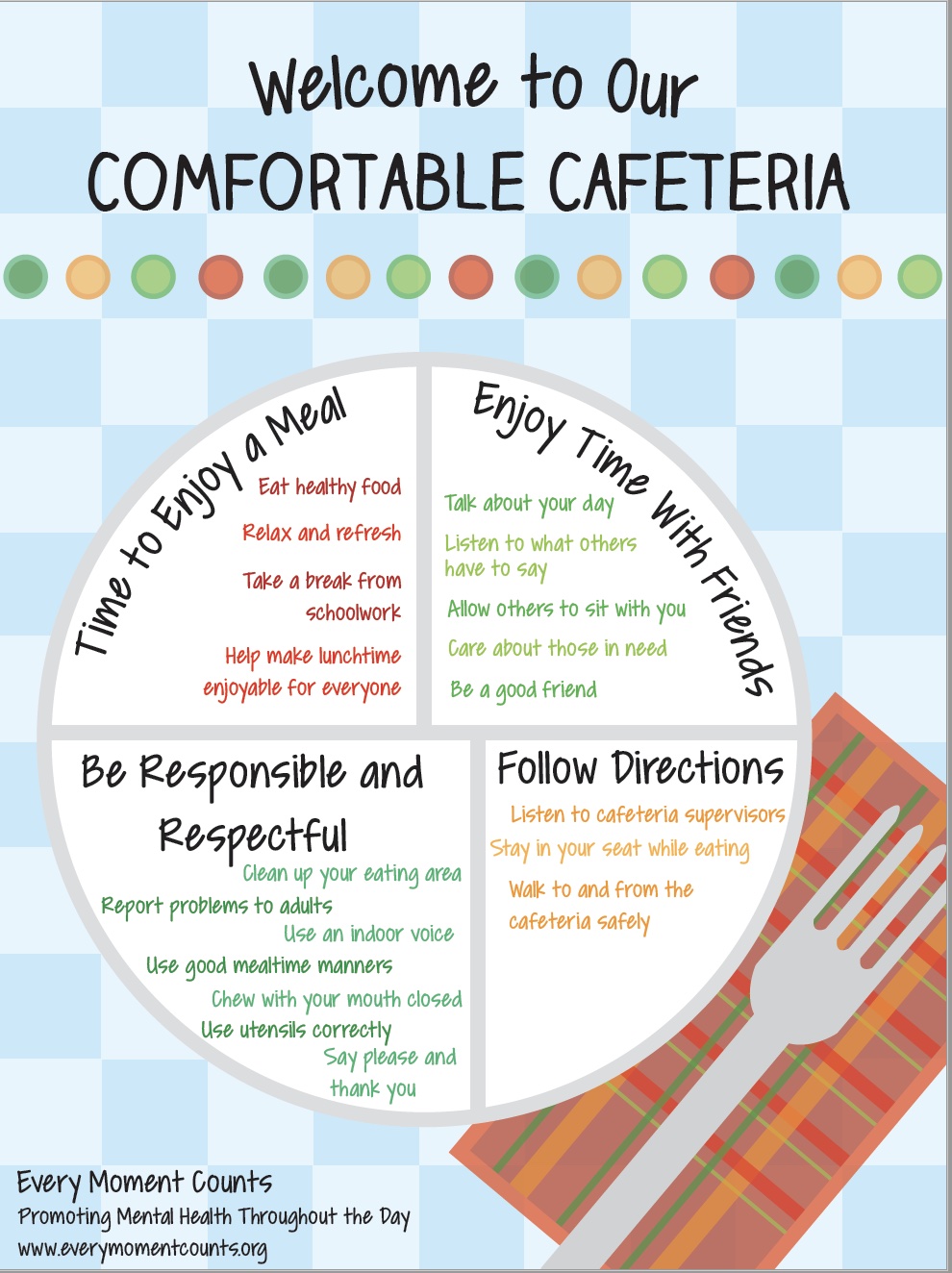 Comfortable Cafeteria - Every Moment Counts